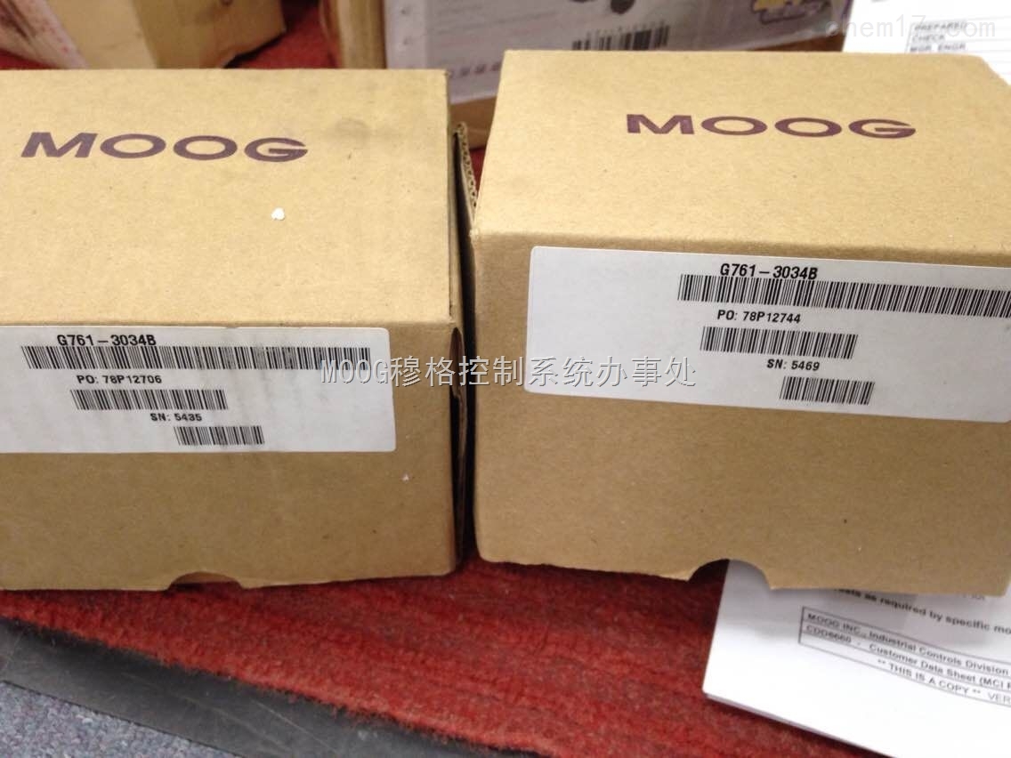 MOOG总经销重磅推荐MOOG伺服阀-化工仪器网
