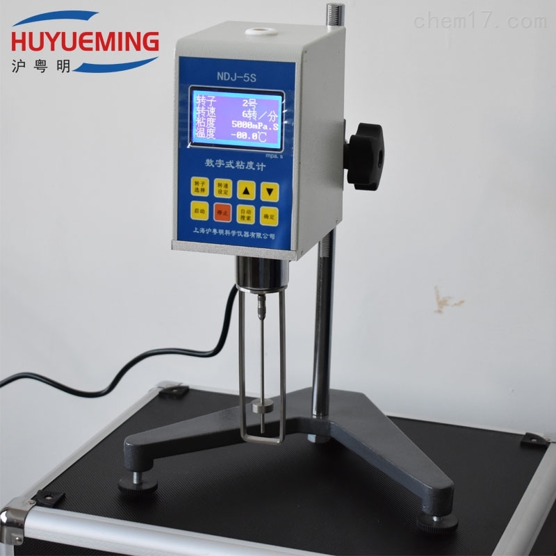 *NDJ-5S数显旋转粘度计_数显粘度计/触摸屏粘度计-上海沪粤明科学仪器有限公司